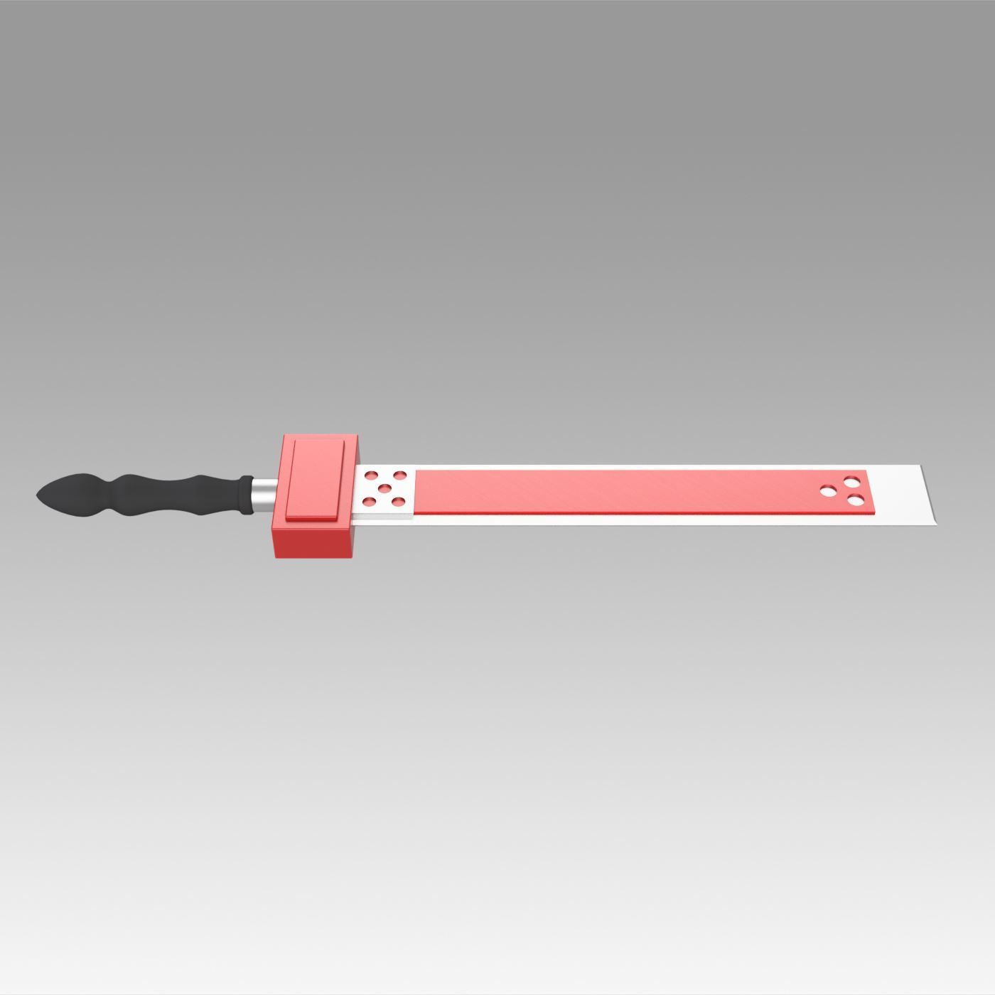 ⚙️ Guilty Gear Sol Badguy Sword Cosplay Weapon Prop・ STL File for ・Cults