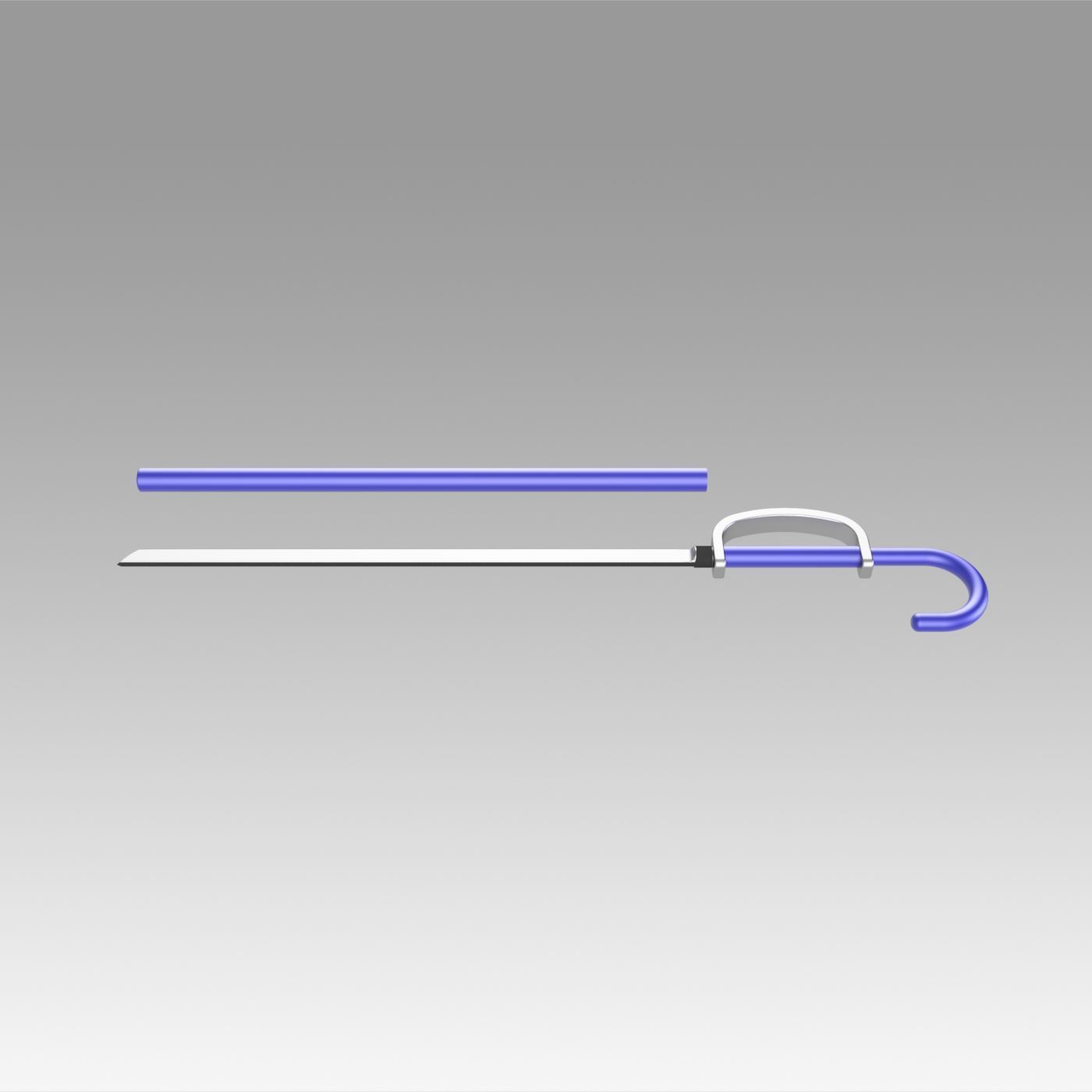 STL file One Piece Brook Burukku Cosplay Weapon 🔫 (OBJ)・3D printable ...