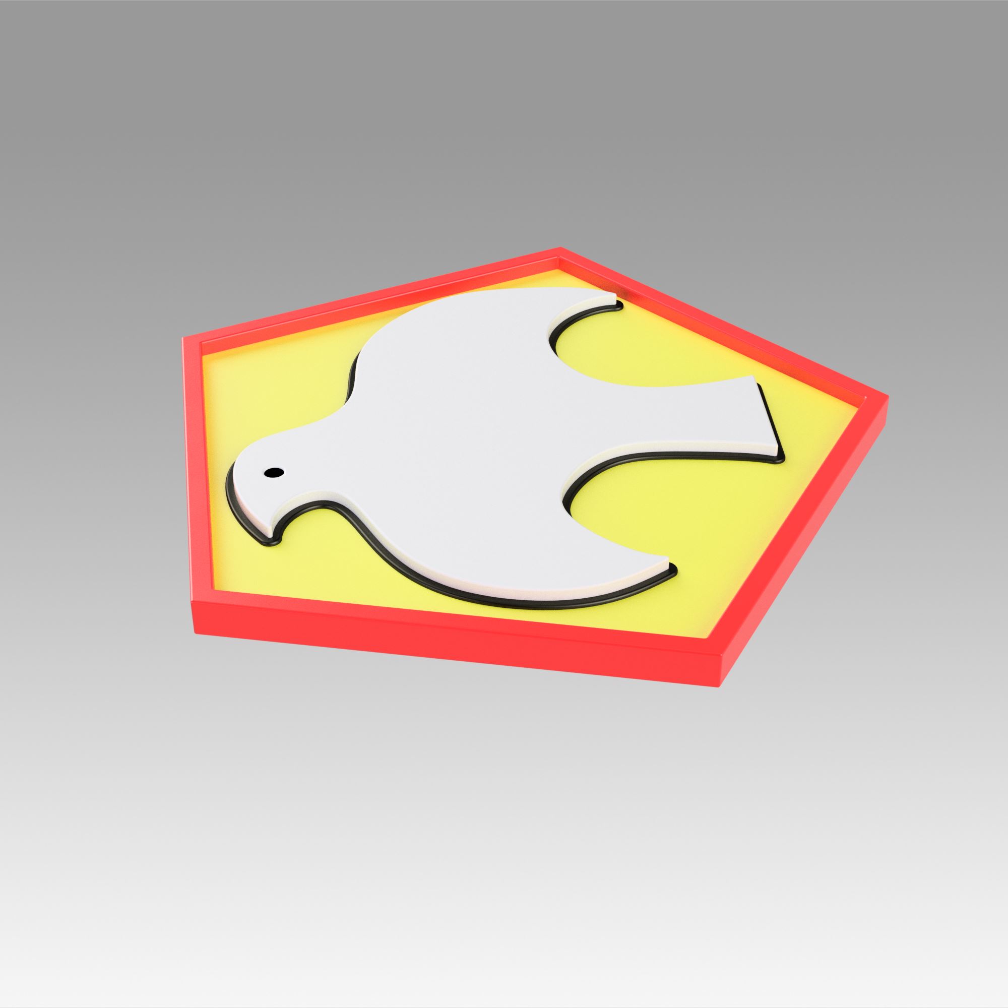 STL file Peacemaker logo Emblem 🎬 (OBJ)・3D printer design to download・Cults