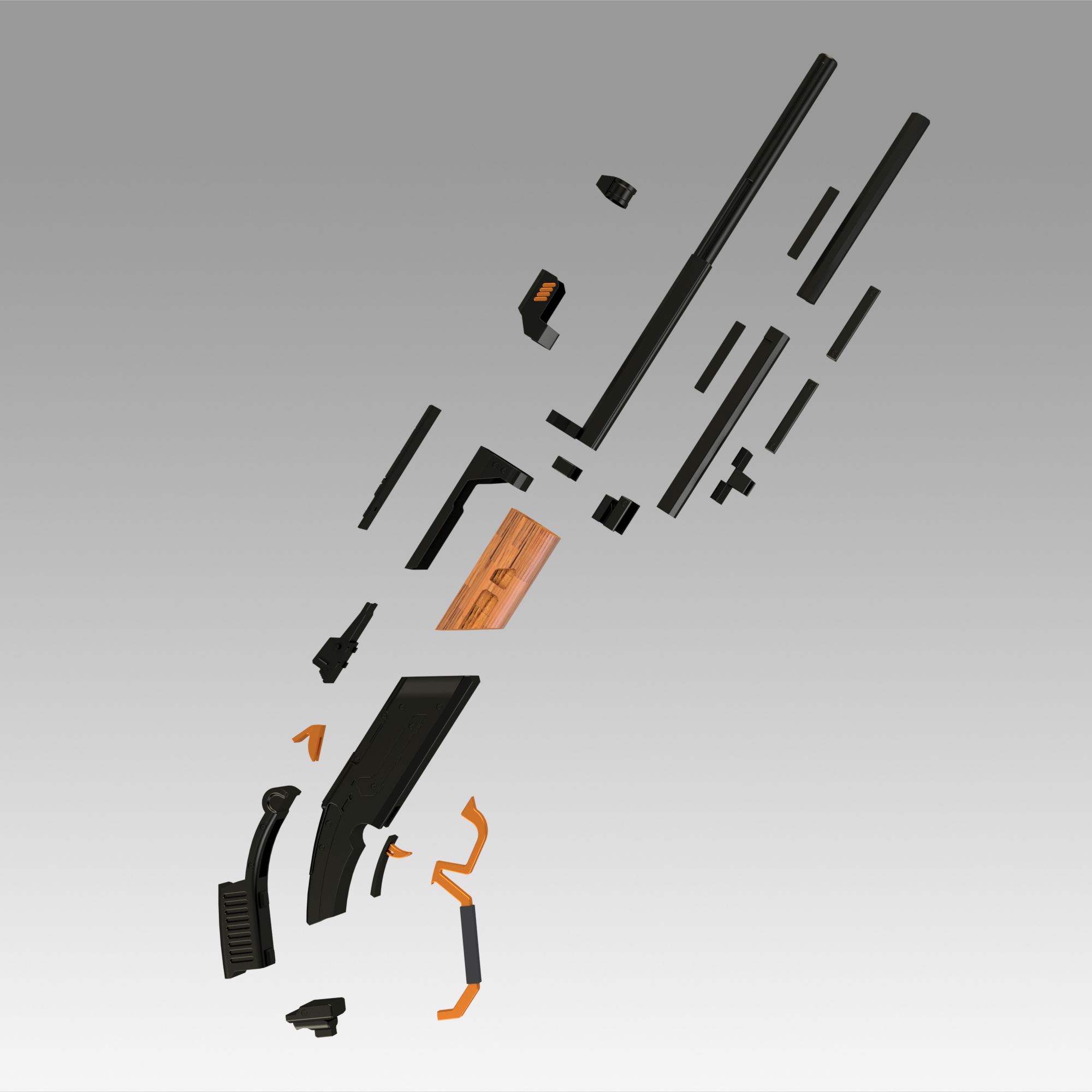 STL file Apex Legends 30-30 Repeater lever action Assault 🎲 (OBJ)・3D ...