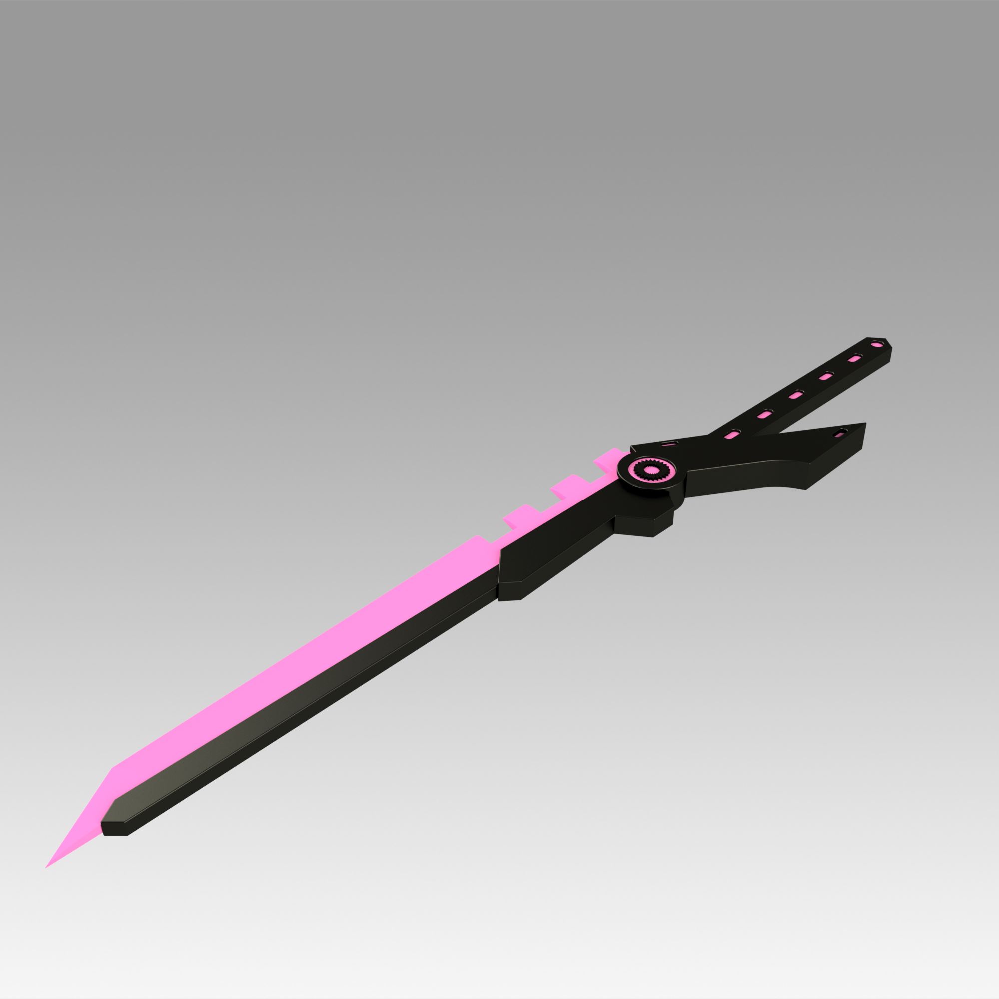 STL file League of Legend LOL PROJECT Fiora Sword Cosplay Weapon Prop 🗡 ...