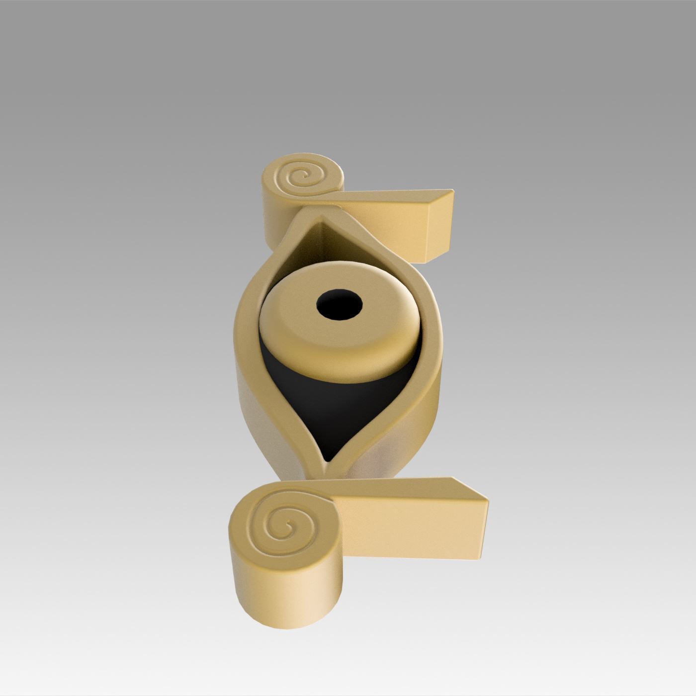 STL file Yu-Gi-Oh Yugioh Duel Monsters Isis Ishtar Necklace Cosplay ...