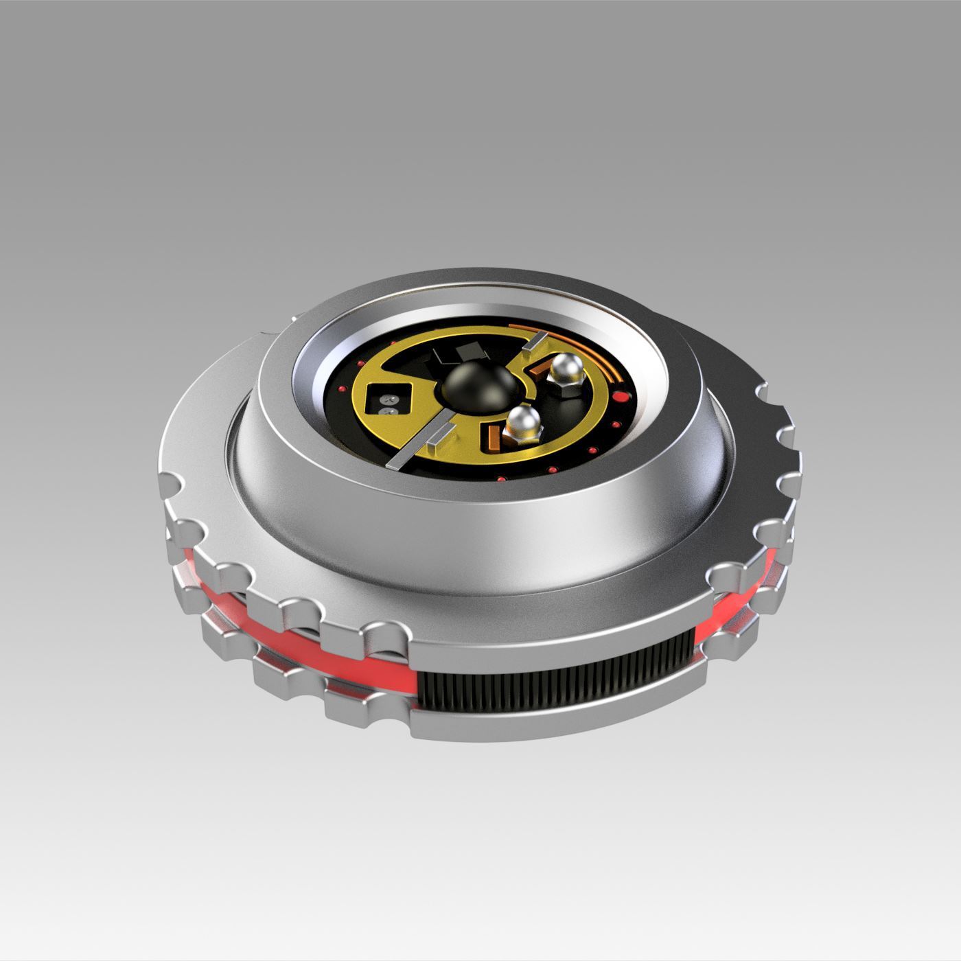 STL file Star Trek TNG Voyager Enterprise Ansata bomb replica prop ⭐ ...