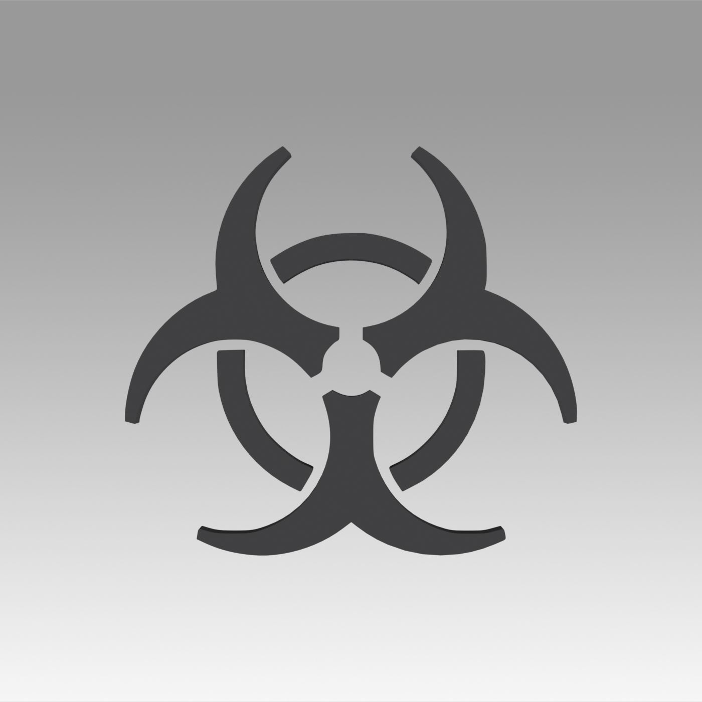 ☣️ Biohazard symbol Signs・ STL File for ・Cults