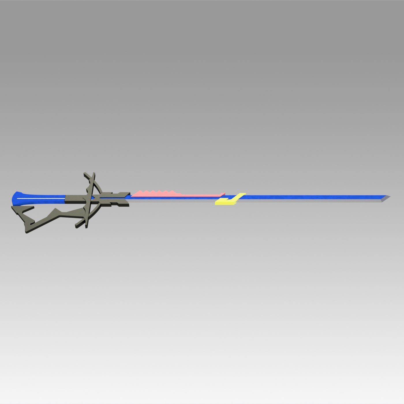 Archivo STL Arknights Astesia Epoque Sword Cosplay Weapon 🗡️・Modelo ...