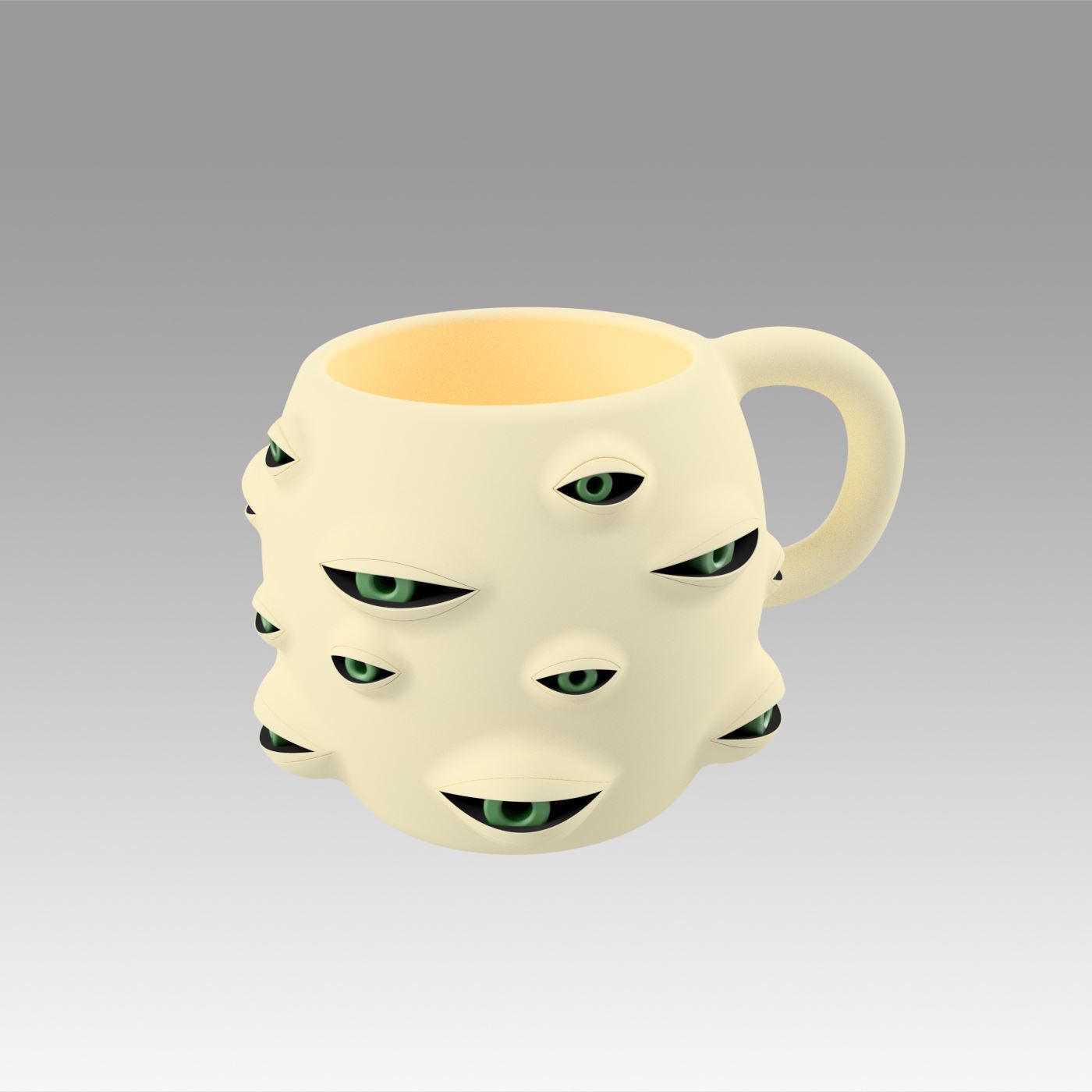 STL file Eye cup 👁️ (OBJ)・3D printer model to download・Cults