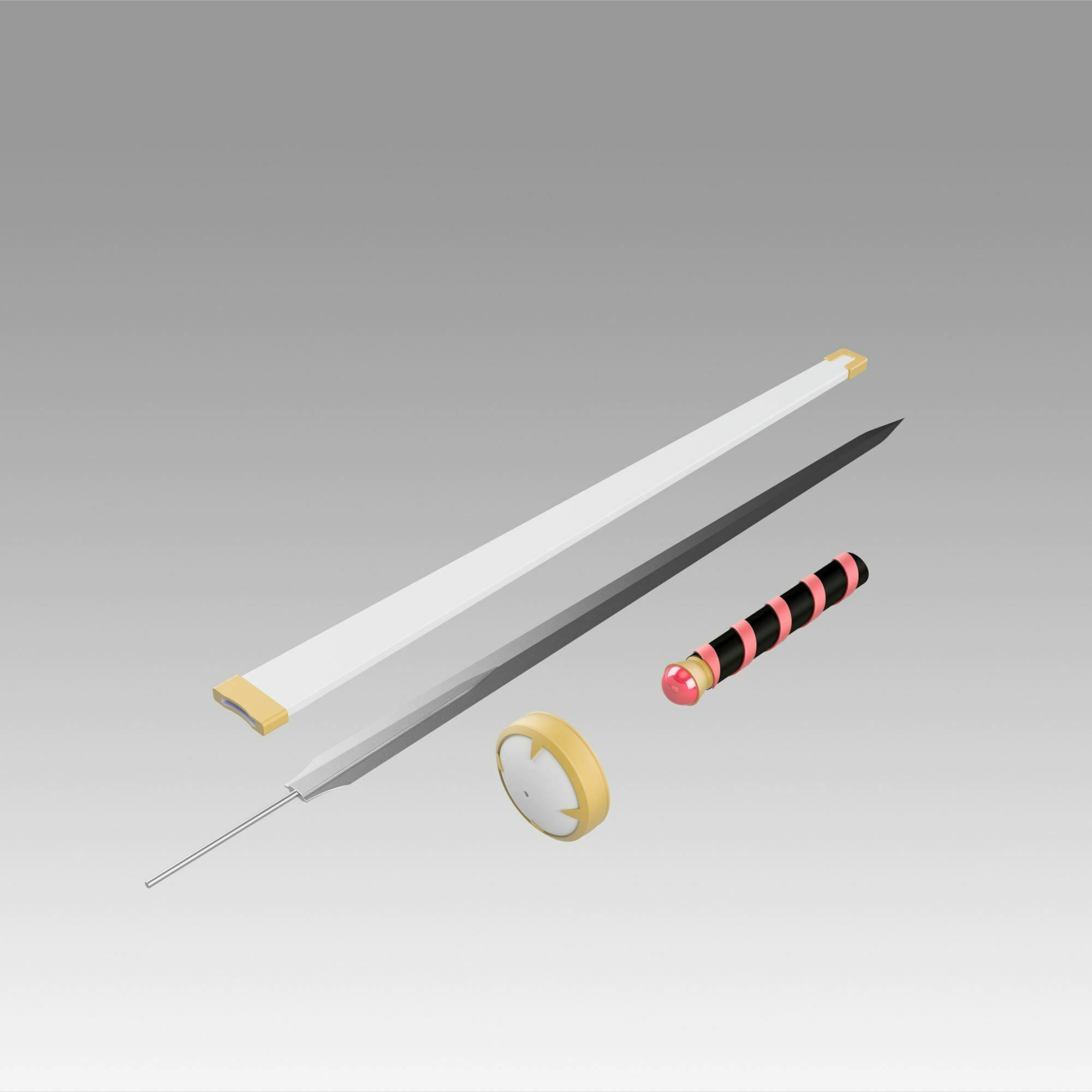 STL file Sword Art Online Ordinal Scale Yuuki Asuna Yuki Asuna Sword 🗡️ ...