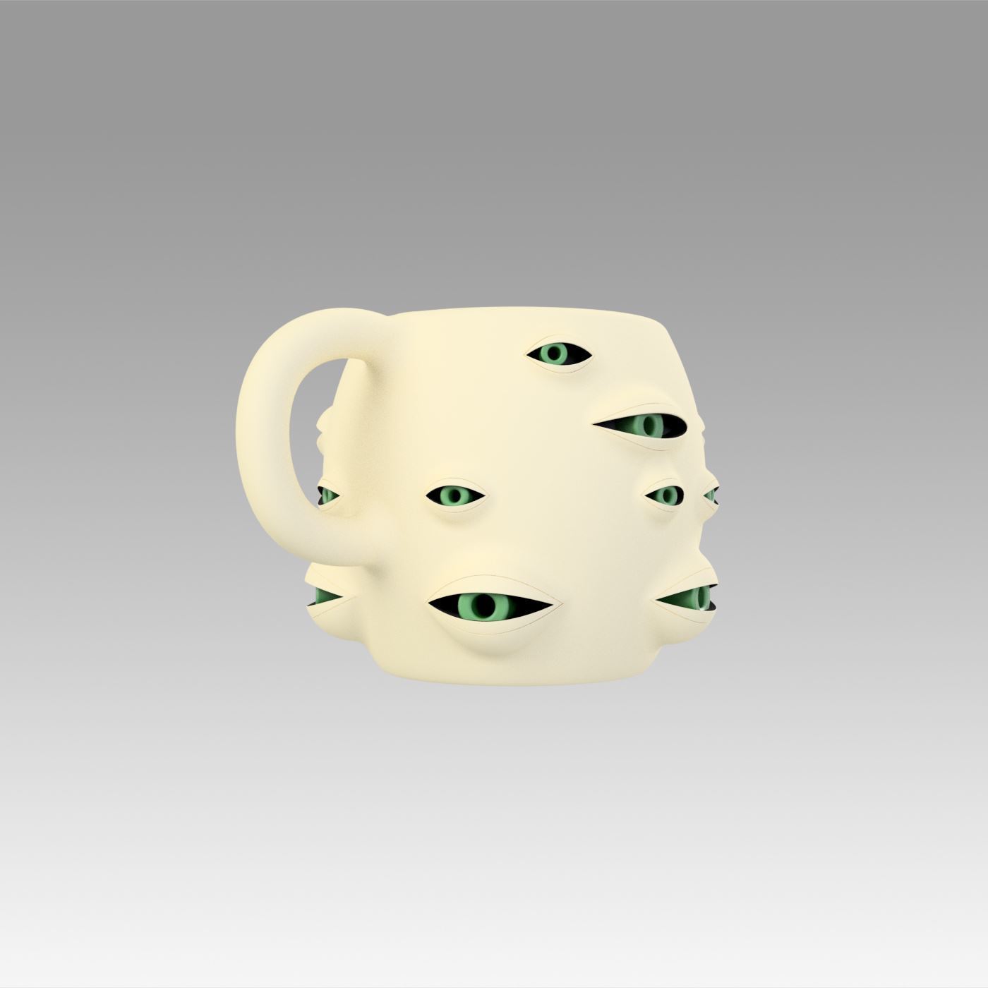 STL file Eye cup 👁️ (OBJ)・3D printer model to download・Cults