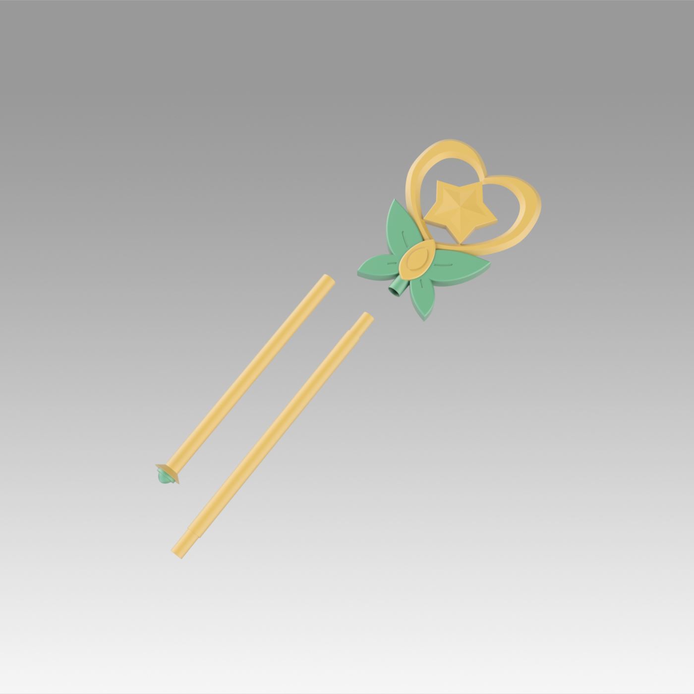STL file League of Legends LOL Star Guardian Staff Cosplay Weapon Prop ...