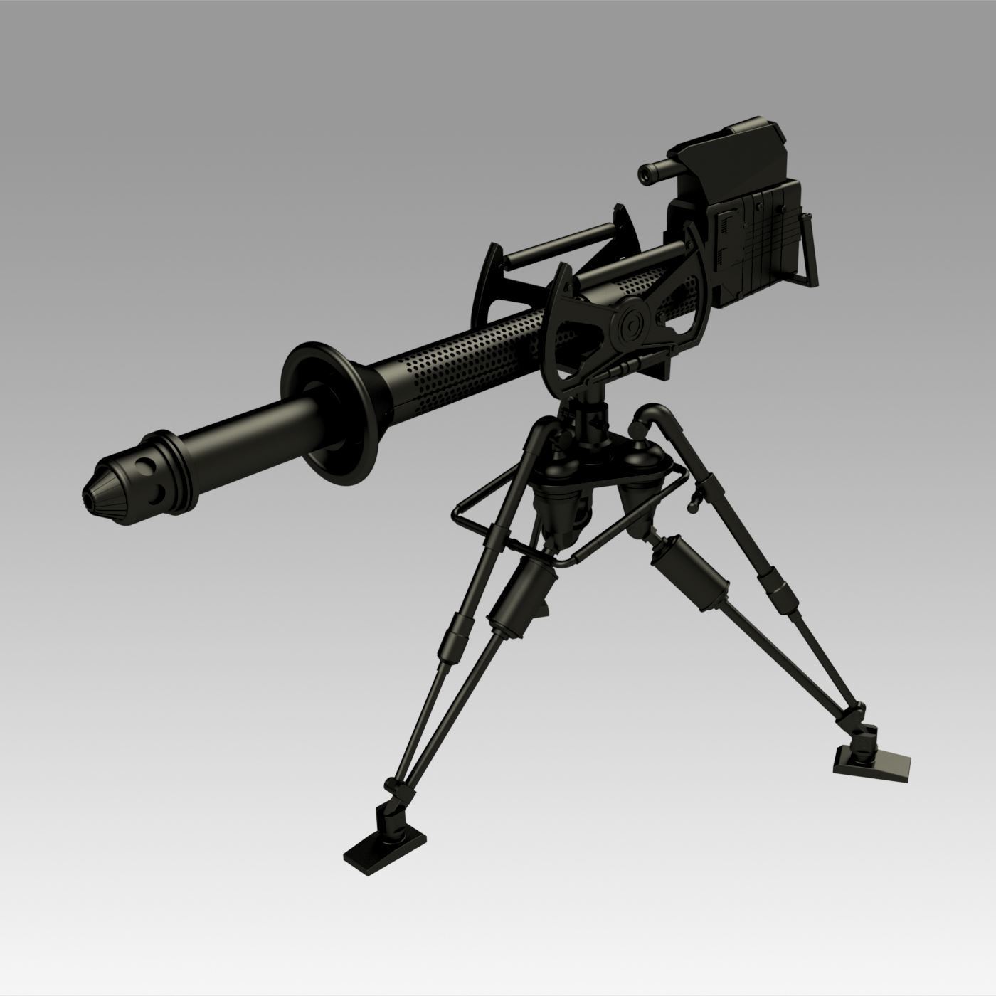 ⭐ E-WEB heavy repeating Blaster - Star Wars Weapons・ STL File for ・Cults