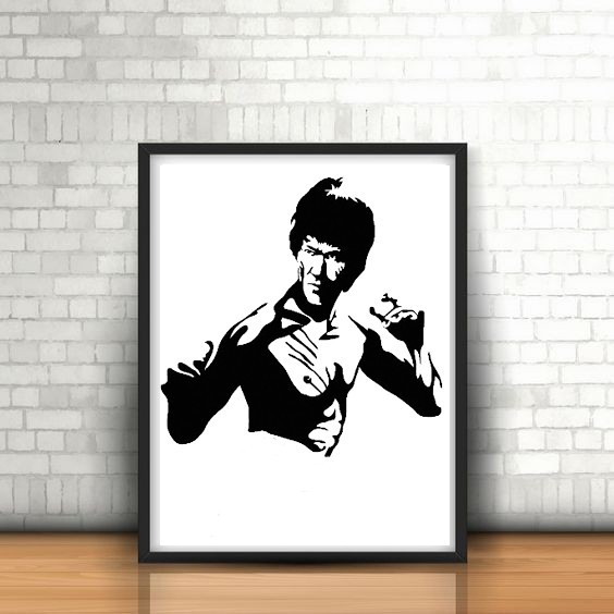 STL file Bruce Lee wall sculpture 2D 🗿 ・Model to download and 3D print ...