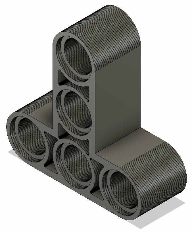 Free STL file Technic Beam 3 x 3 T-shaped 🎨 ・Model to download and 3D ...