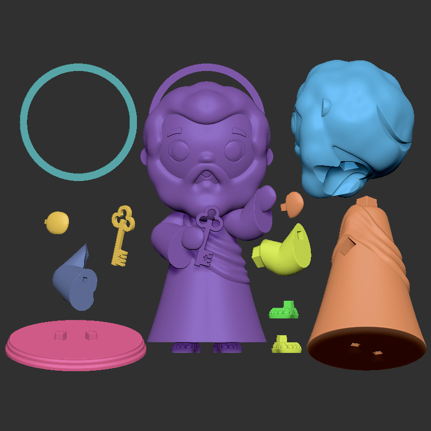 STL file Saint Peter 🎨 ・Model to download and 3D print・Cults