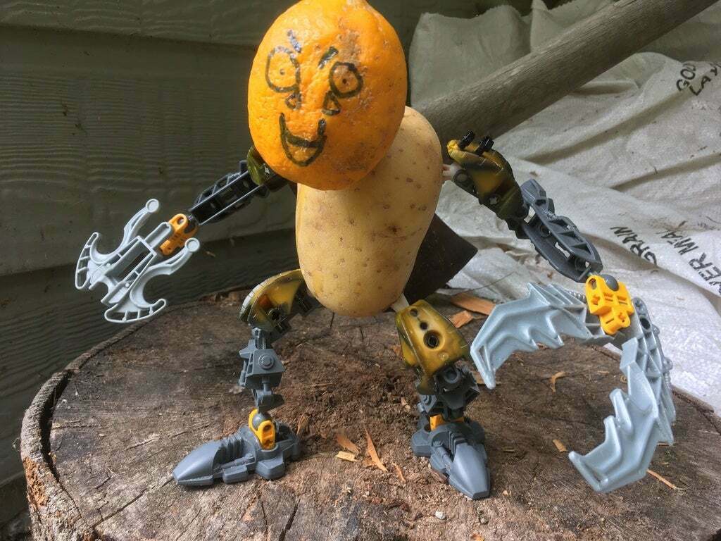 Free STL file Bionicle to Fruit Adapter 🏗 ・Model to download and 3D ...