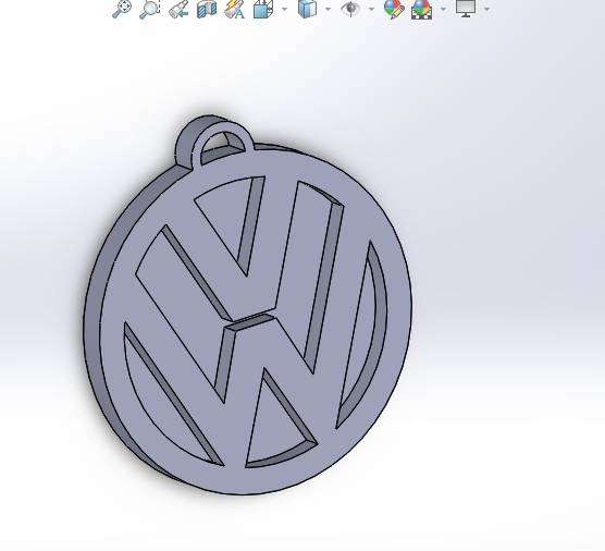 🗝️ VW KEYRING・Free STL File for ・Cults