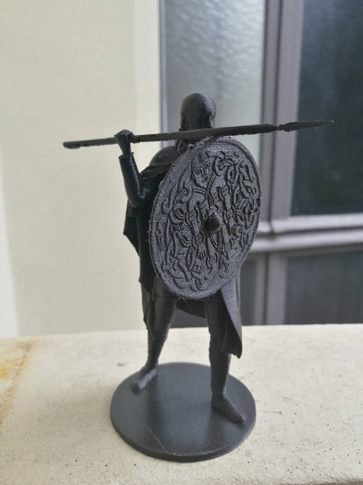 👫 Viking Spearman・Free OBJ File for ・Cults