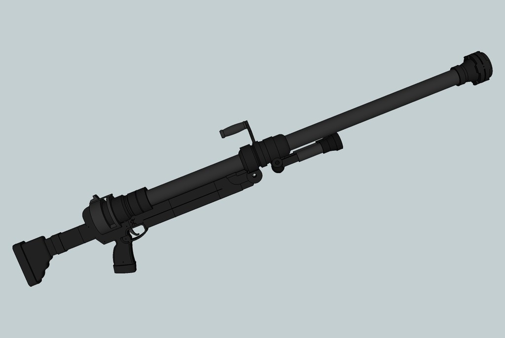 🔫 Hellsing ARMS Anti-Tank Cannon - Harkonnen - Airsoft grenade launcher ...