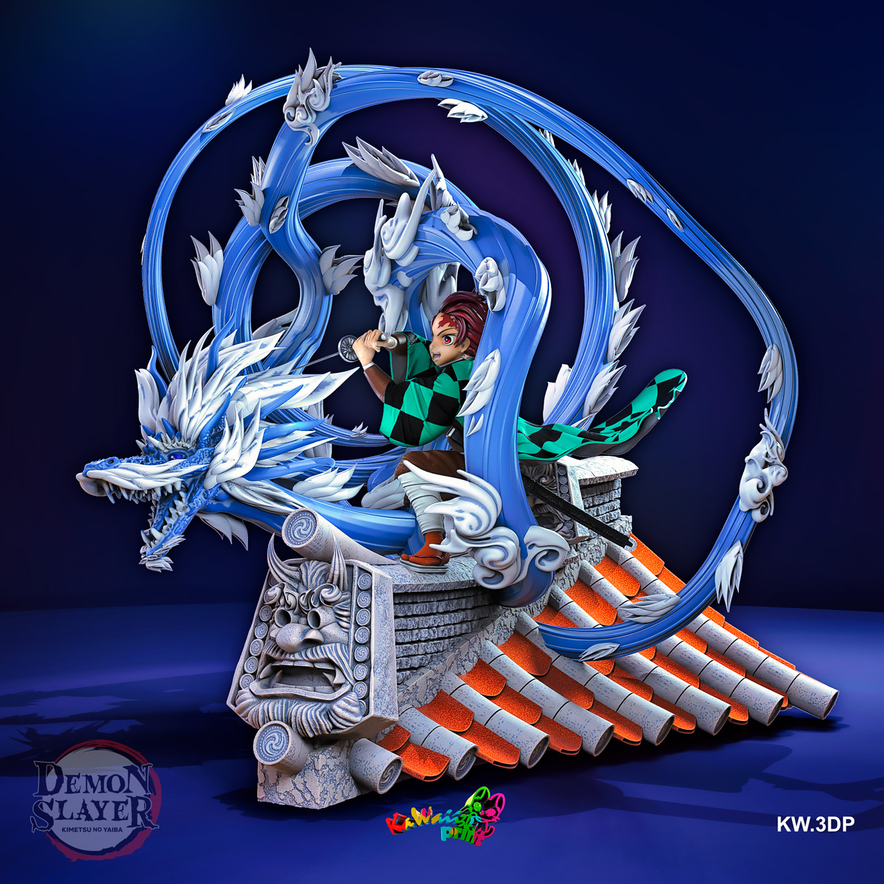 🎨 Tanjiro Kamado base・ 3D File for 3D printing・Cults