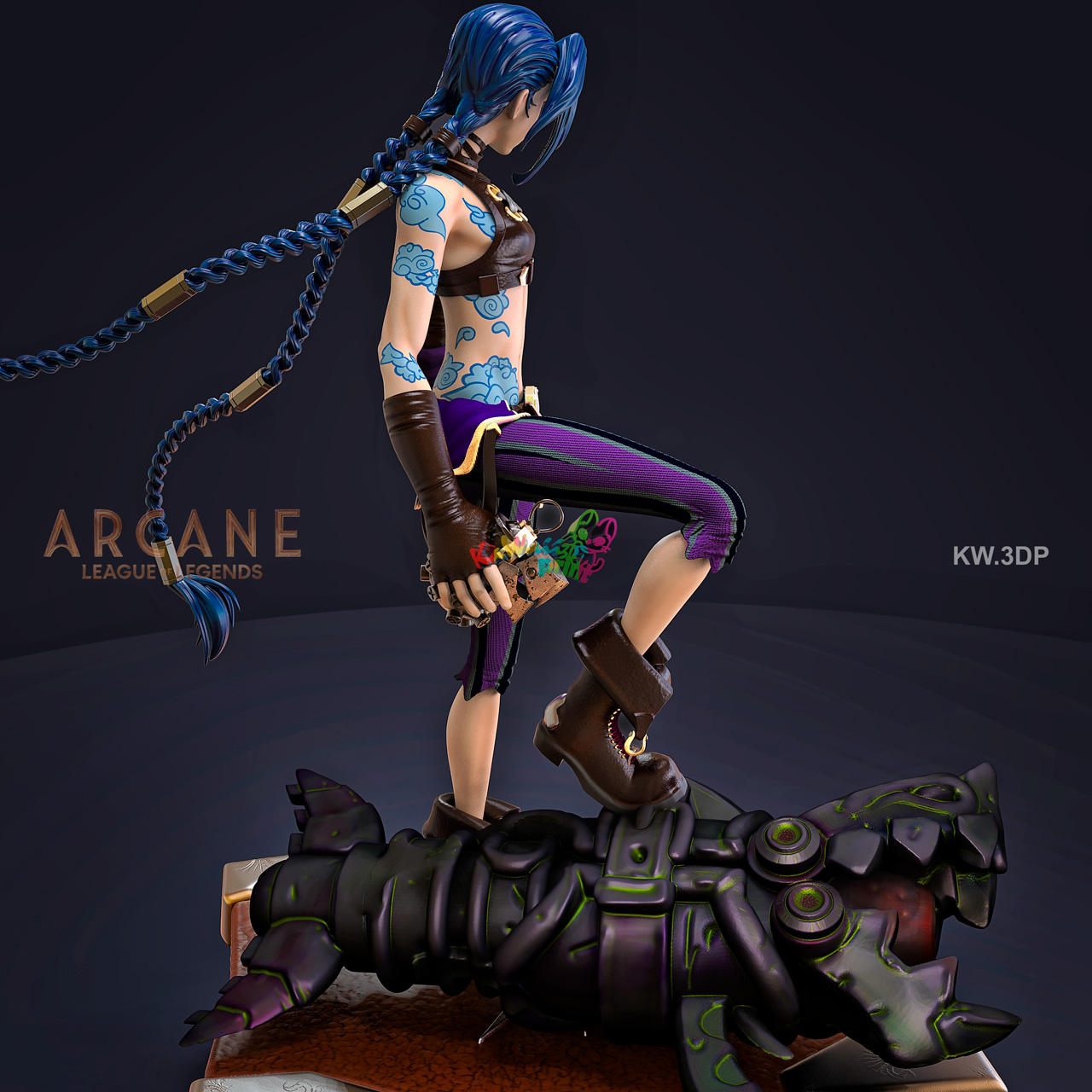 🎬 Arcane Jinx・ 3D File for 3D printing・Cults
