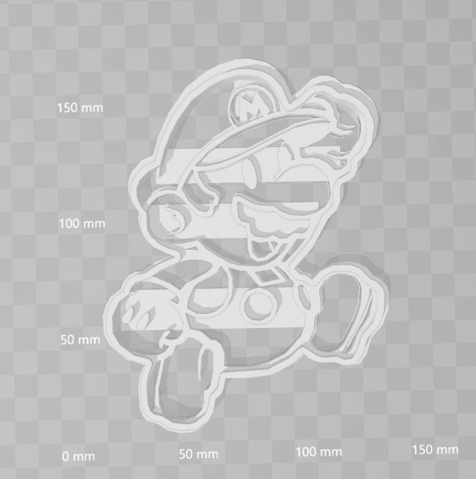 STL file Paper mario cookie cutter 🍪・3D printing model to download・Cults