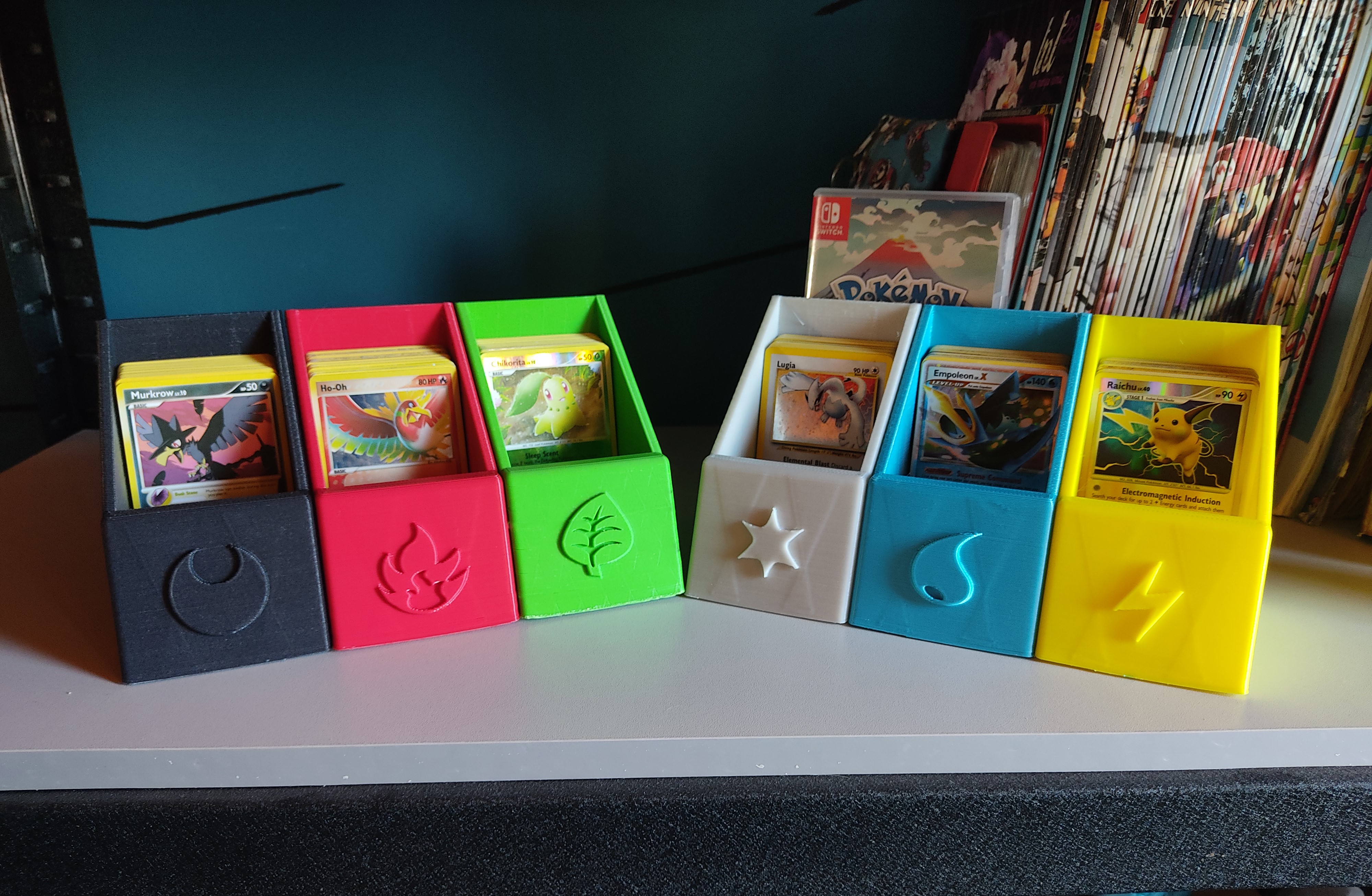🐉 Pokemon Cards Storage Box TCG Set 1・ STL File for 3D printing・Cults