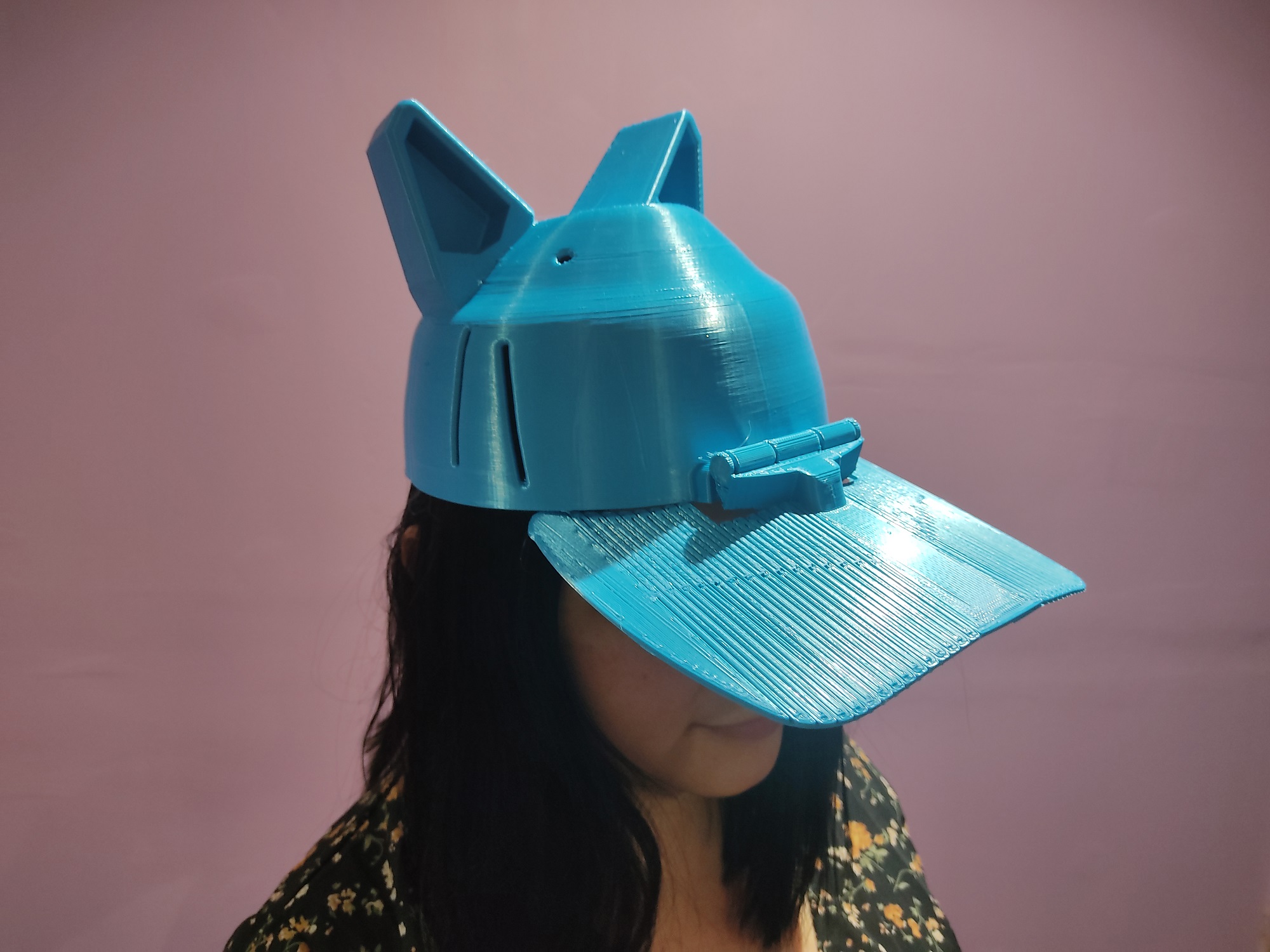 STL file Retro Cap with Cat Ears 🧢 ・3D print object to download・Cults