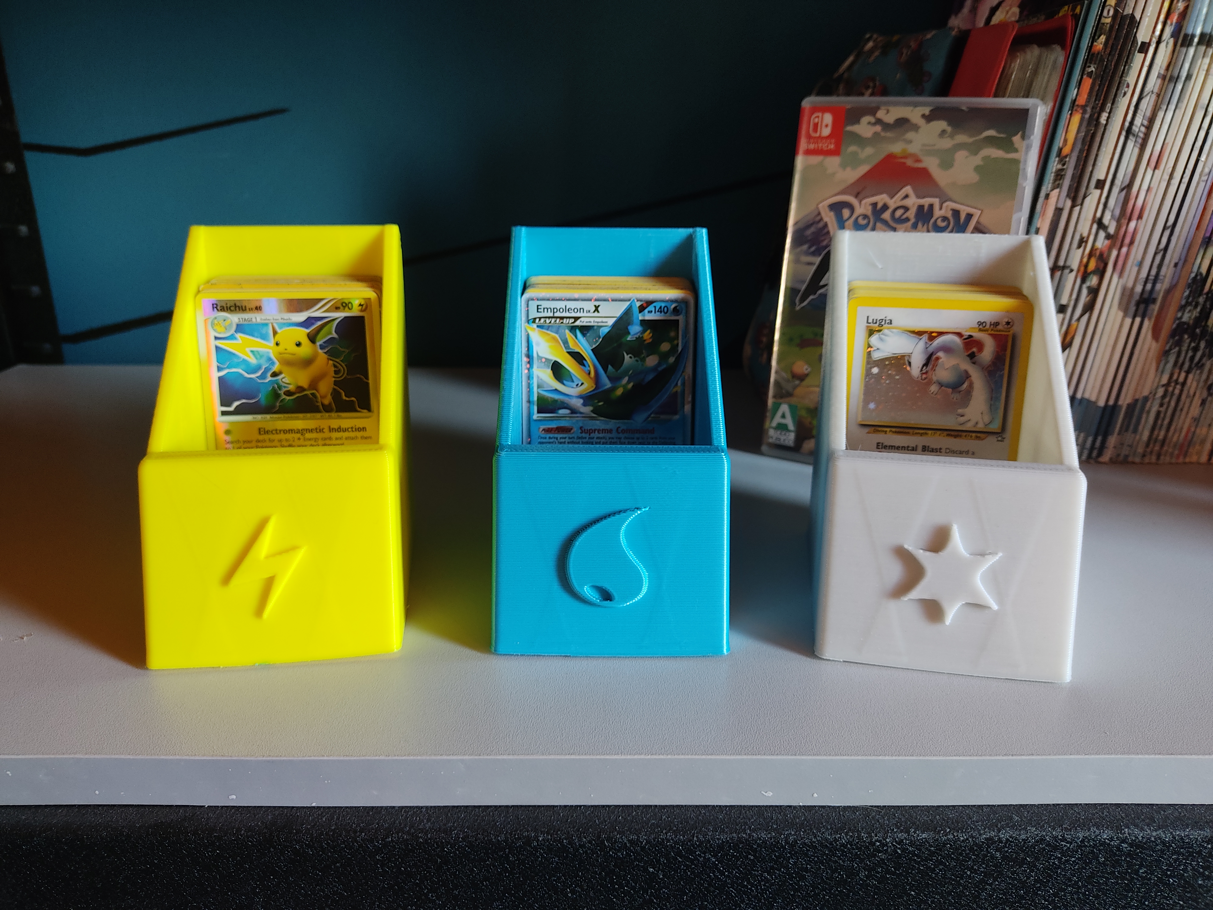 🐉 Pokemon Cards Storage Box TCG Set 1・ STL File for 3D printing・Cults