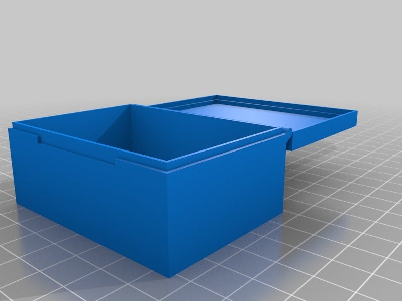 📦 Parametric Hinged Box Plus, printable in one piece.・Free STL File for ...