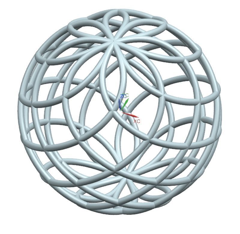 Free 3D file Double Spherical Helix 🎄・3D print design to download・Cults