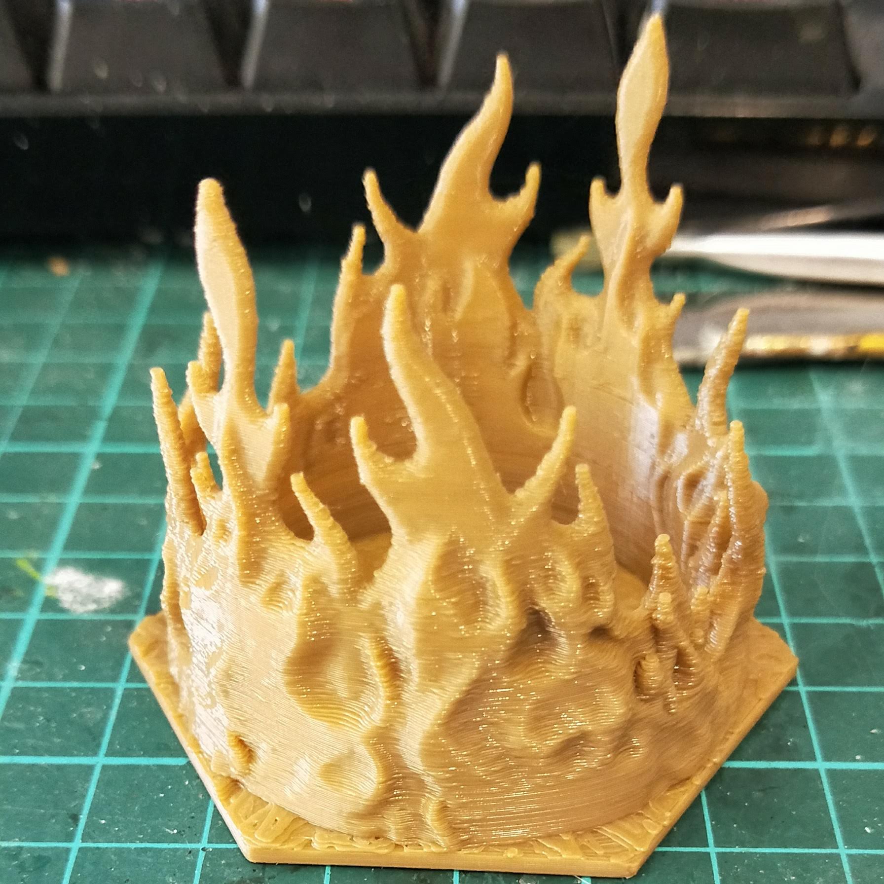 🔥 Fire Hex・Free STL File for ・Cults