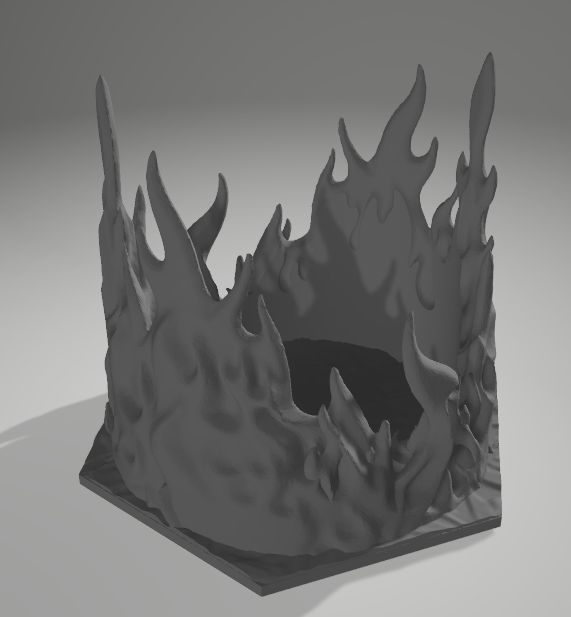 🔥 Fire Hex・Free STL File for ・Cults