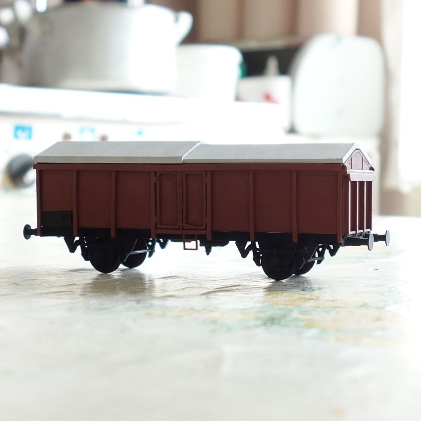 🛤️ DB wagon with sliding roof 1:87 (H0)・Free 3D File for ・Cults
