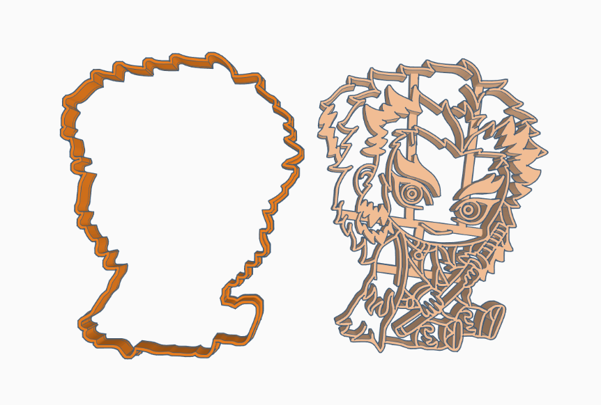 STL file KYOJURO RENGOKU COOKIE CUTTER DEMON SLAYER'S 🍪 ・Model to ...