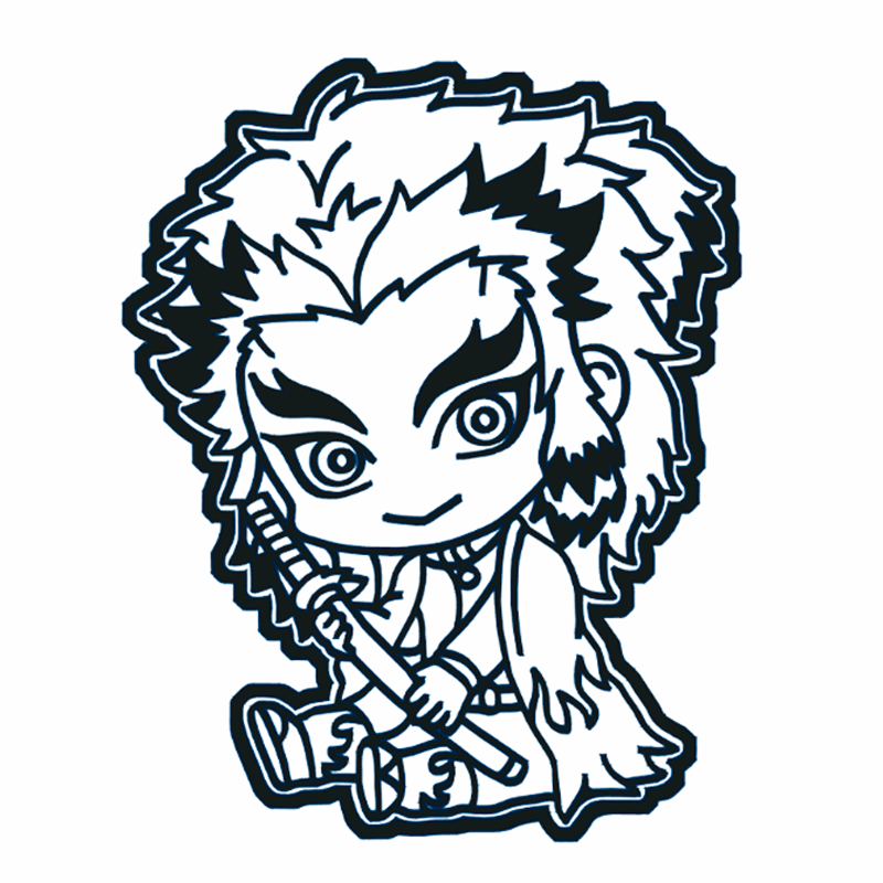 STL file KYOJURO RENGOKU COOKIE CUTTER DEMON SLAYER'S 🍪 ・Model to ...