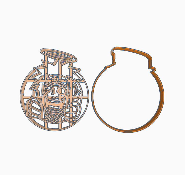 🍪 JIRAIYA - COOKIE CUTTER - NARUTO SHIPPUDEN・Free STL File for ・Cults