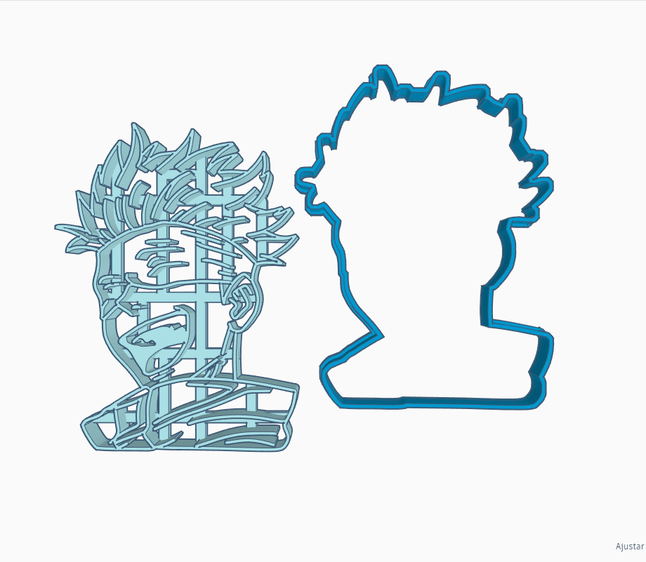 STL file SATORU GOJO COOKIE CUTTER JUJUTSU KAISEN 🍪 ・3D print object to ...