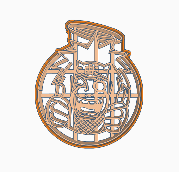 🍪 JIRAIYA - COOKIE CUTTER - NARUTO SHIPPUDEN・Free STL File for ・Cults
