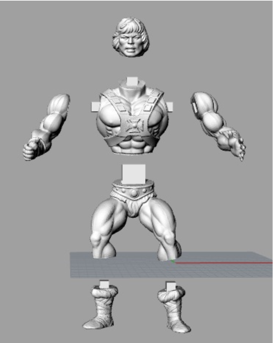 👽 He-Man -The Masters of the universe-・Free 3D File for ・Cults