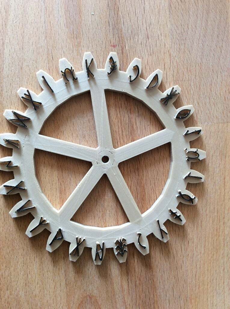 🧩 Enigma wheels・Free STL File for ・Cults