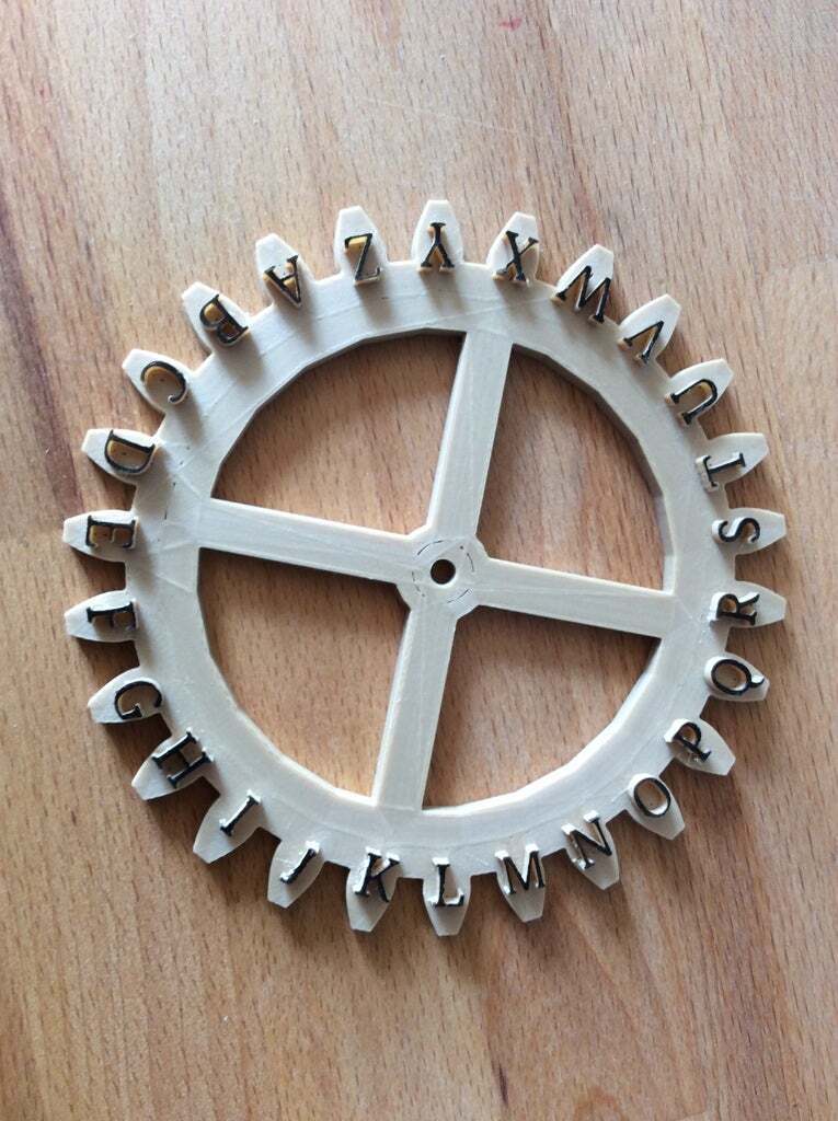 🧩 Enigma wheels・Free STL File for ・Cults