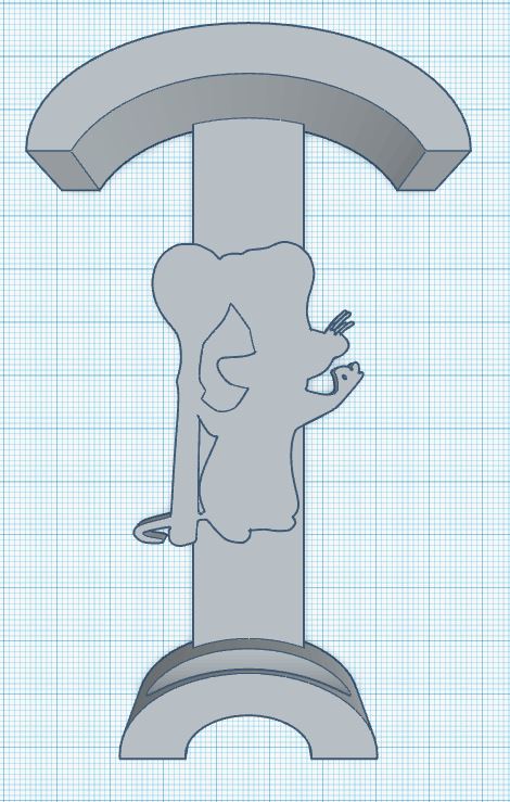 STL file Remi - LoungeFly/Minnie Ear Display Hook 👂 ・Design to download ...