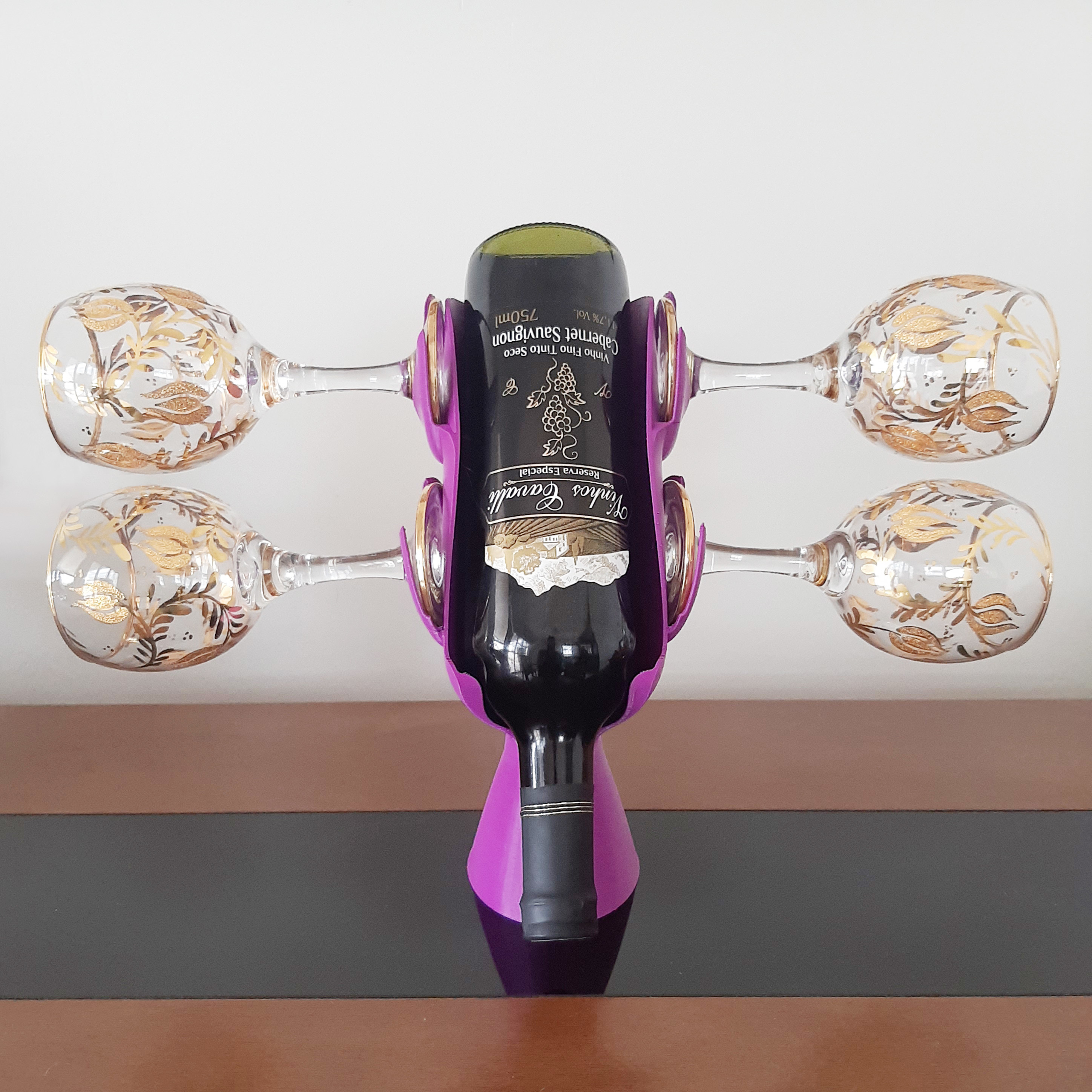 🍾 Dragonfly Bottle Holder・ STL File for 3D printing・Cults