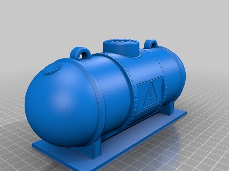 🪖 Propane Tank Terrain Piece・Free 3D File for ・Cults