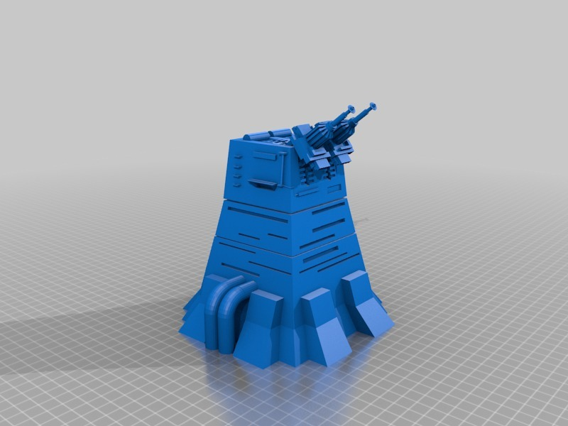 ⭐ XX-9 Turbo Laser Tower for Star Wars Legion・Free 3D File for ・Cults