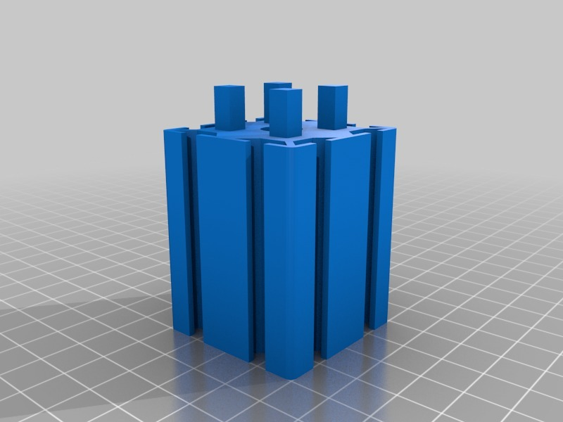 🕳️ 4040 extrusion profile solid with 10mm hole and connectors・Free 3D ...