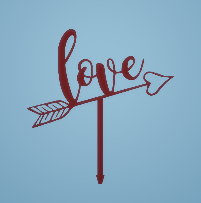 Free STL file TOPPER LOVE ️‍🔥 ・3D print design to download・Cults