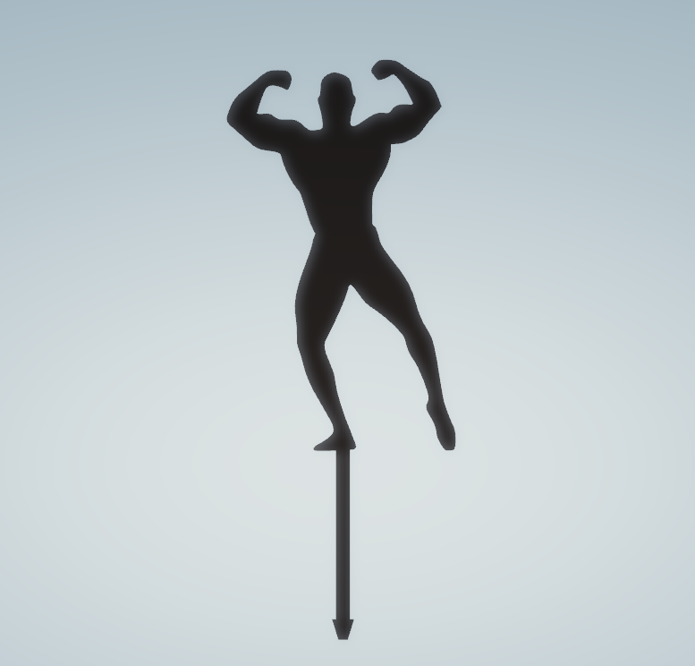 Fichier STL gratuit BODYBUILDER TOPPER 👽 ・Modèle à télécharger et à ...