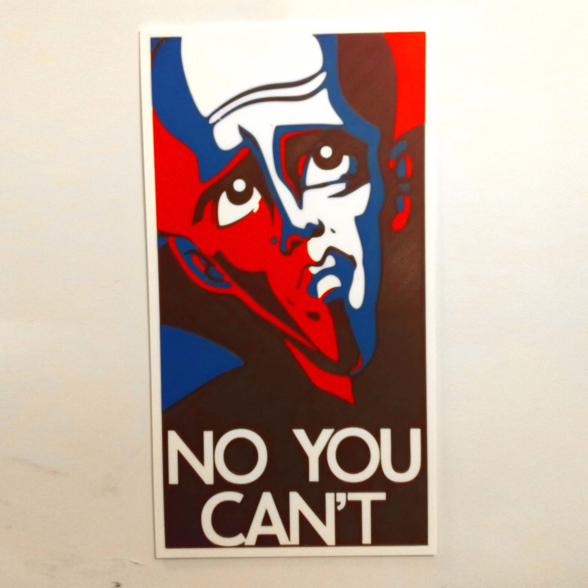 Free STL file Megamind - No You Can't poster 🫵 ・3D printer model to ...