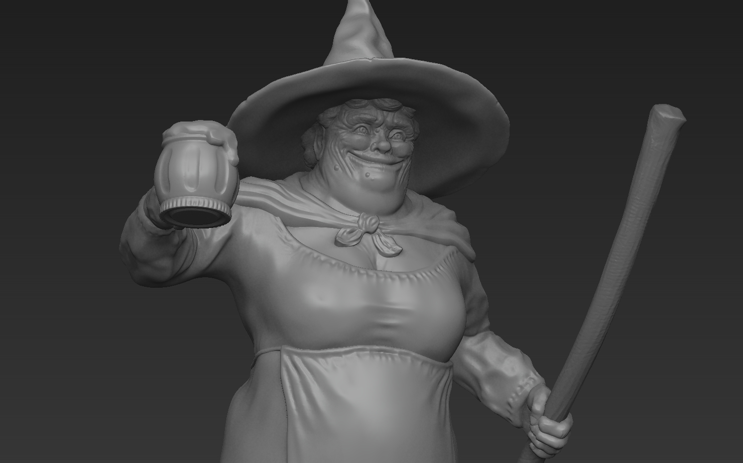 STL 文件 Nanny Ogg - Discworld 🪄 ・可下载设计和 3D 打印・Cults