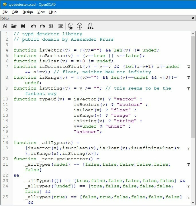 Free SCAD file OpenSCAD type detector 🧞‍♂️ ・3D printer design to ...